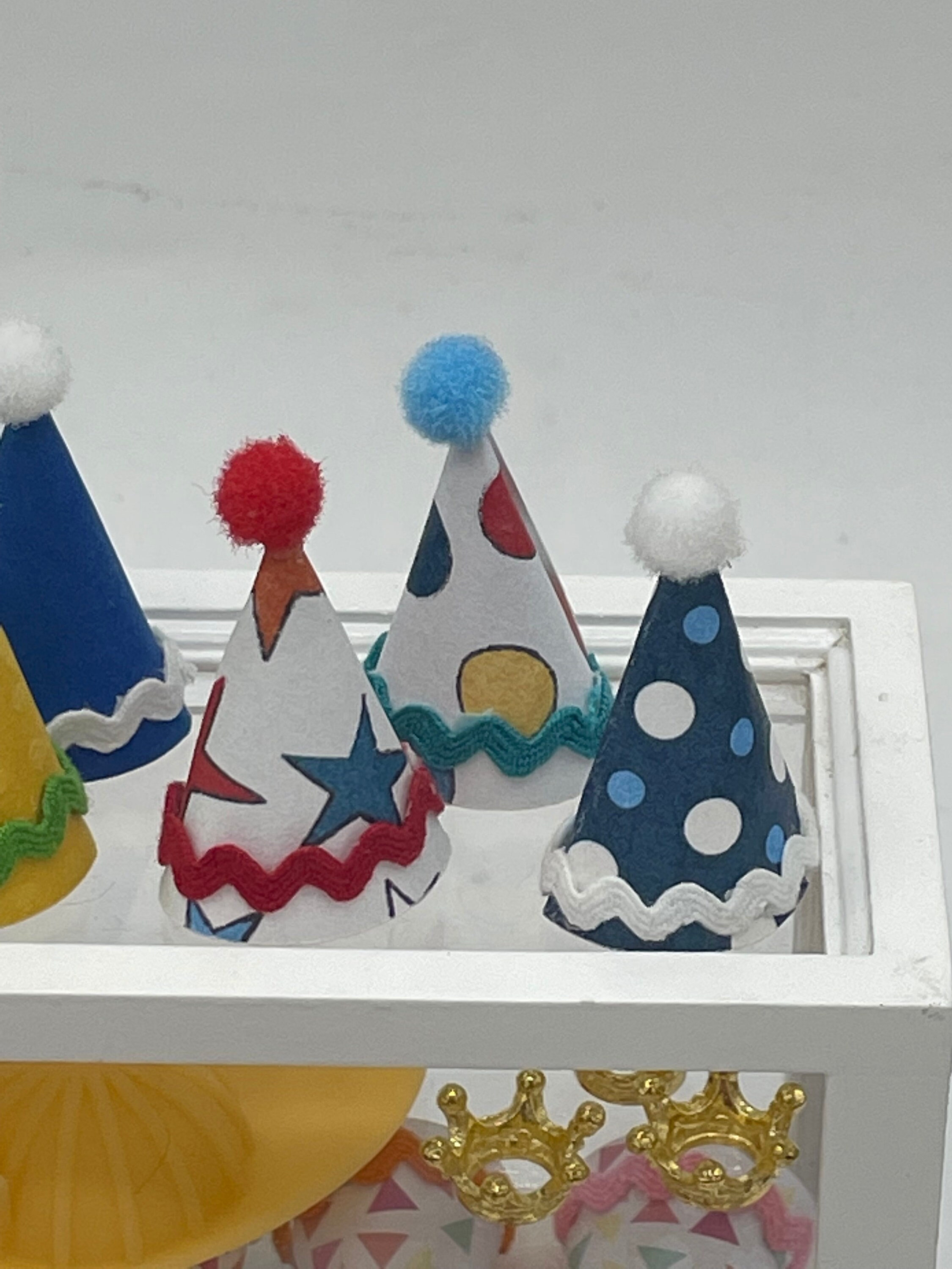 Miniature Happy Birthday Shopmini Party Hatsparty Hats in 12 - Etsy