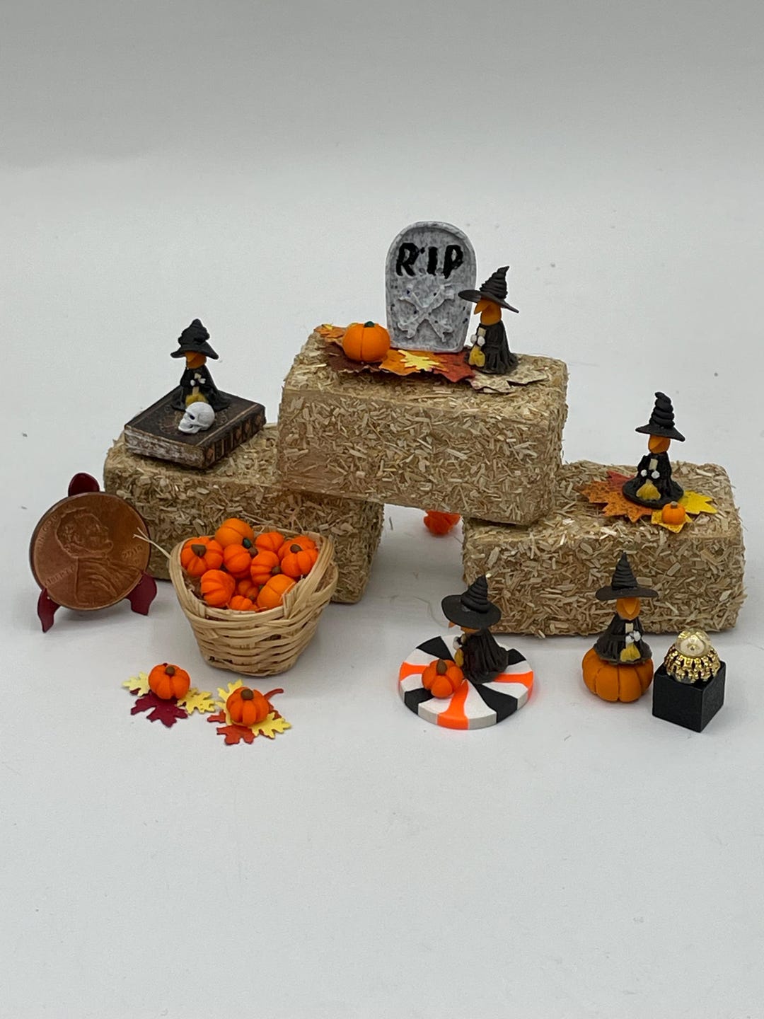 Miniature Halloween Witch~tiniest and Cutest Little Witches - Etsy