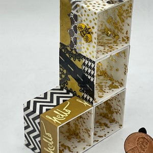 Miniature Beehive Bookshelf~mini Bookshelf and Table~mini Bee Mugs and ...