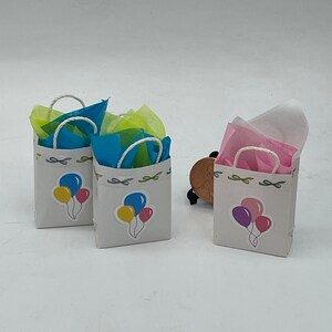 Miniature Happy Birthday Giftwrap Shop~mini Birthday Cards~mini Gifts ...