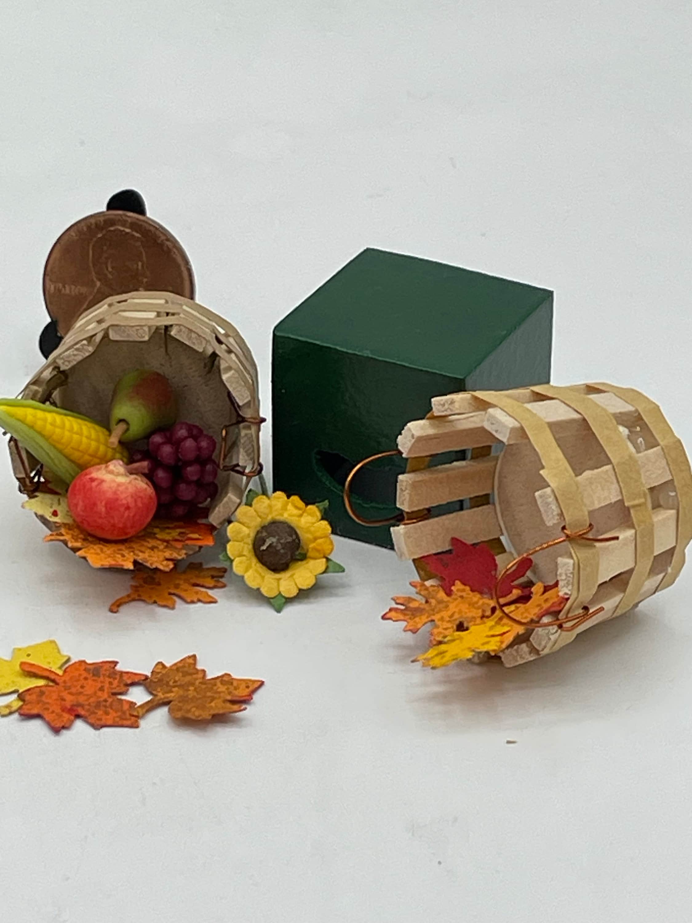 Miniature Fall's Bounty~mini Thanksgiving Holiday Table Bounty - Etsy