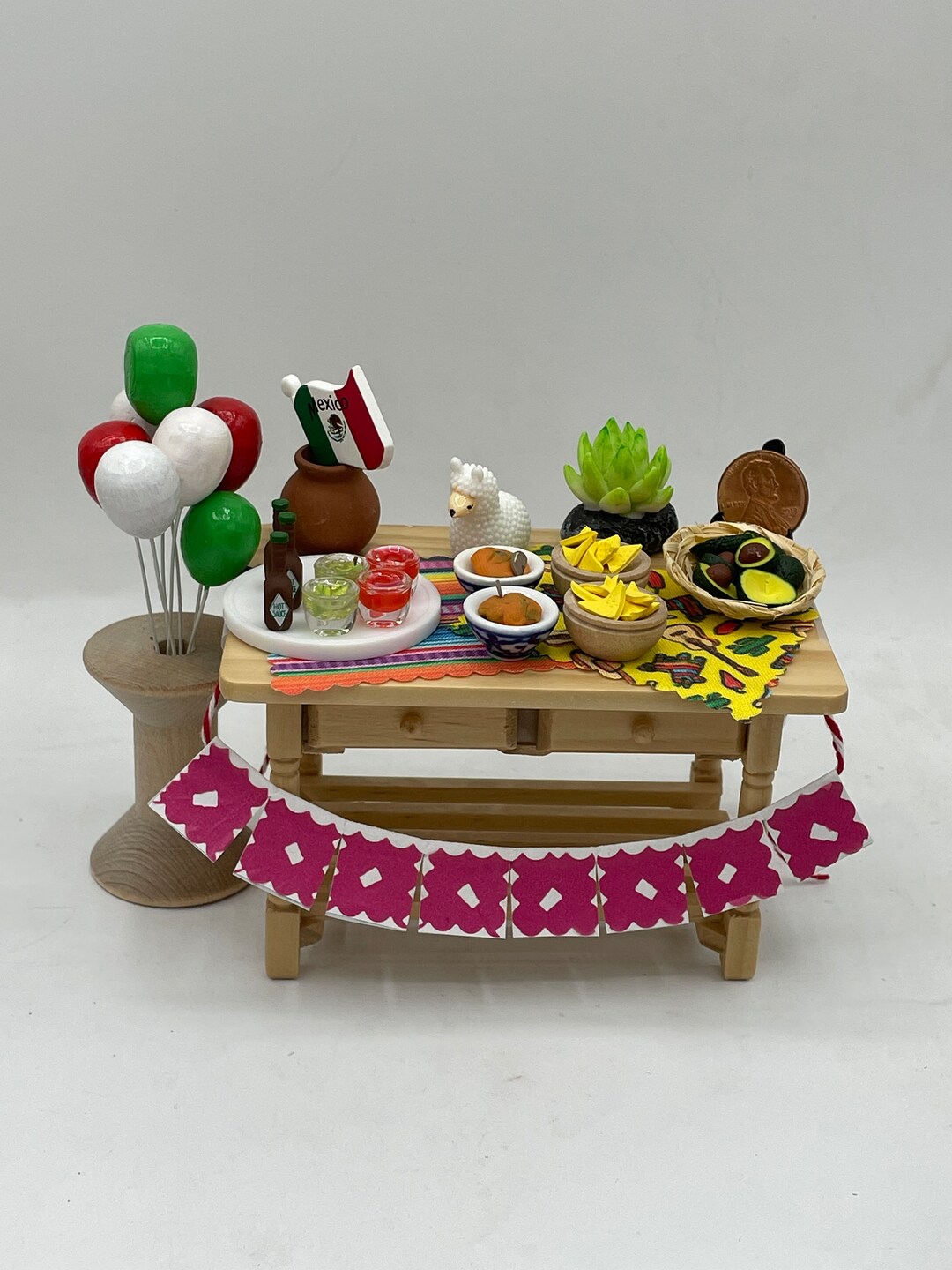 Miniature Fiesta Condiments~mini Chilis~mini Hot Sauce~mini Guacamole ...