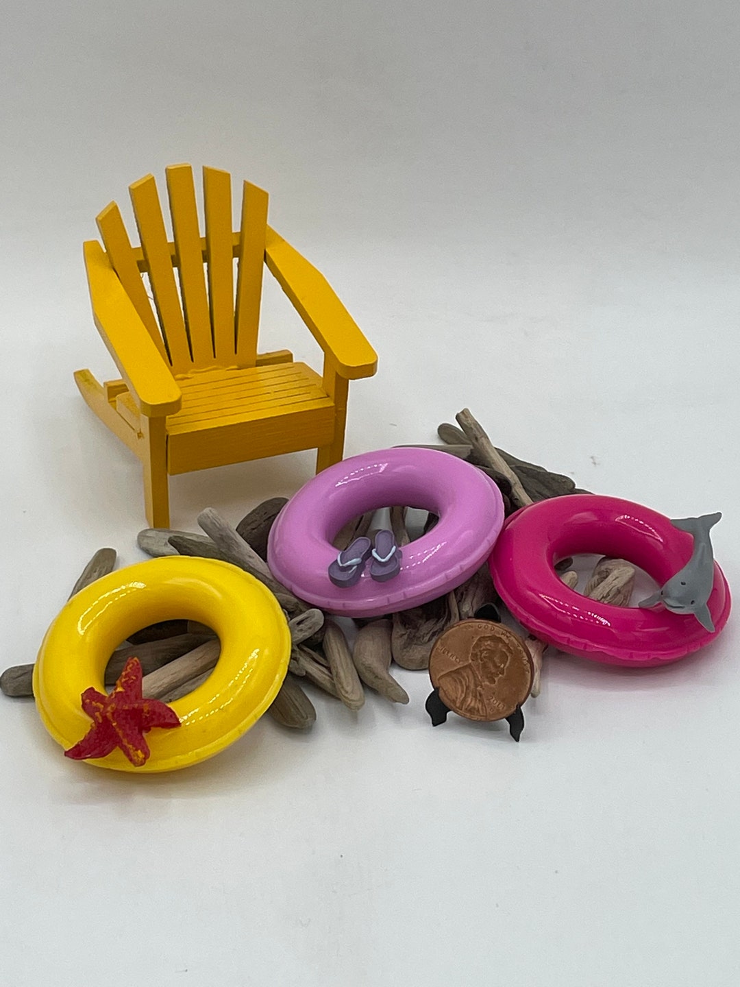 Miniature Pool Floats~mini Embellished Pool Floats - Etsy