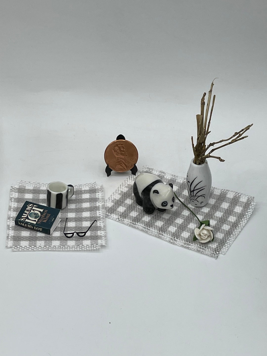 Miniature Zen Table Mats~mini Thick Cotton Canvas Mats~mini Relaxation ...