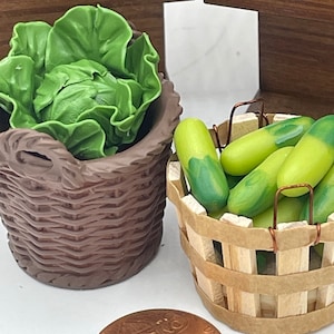Miniature Produce Stand~mini Farmer's Market~mini Vegetables - Etsy