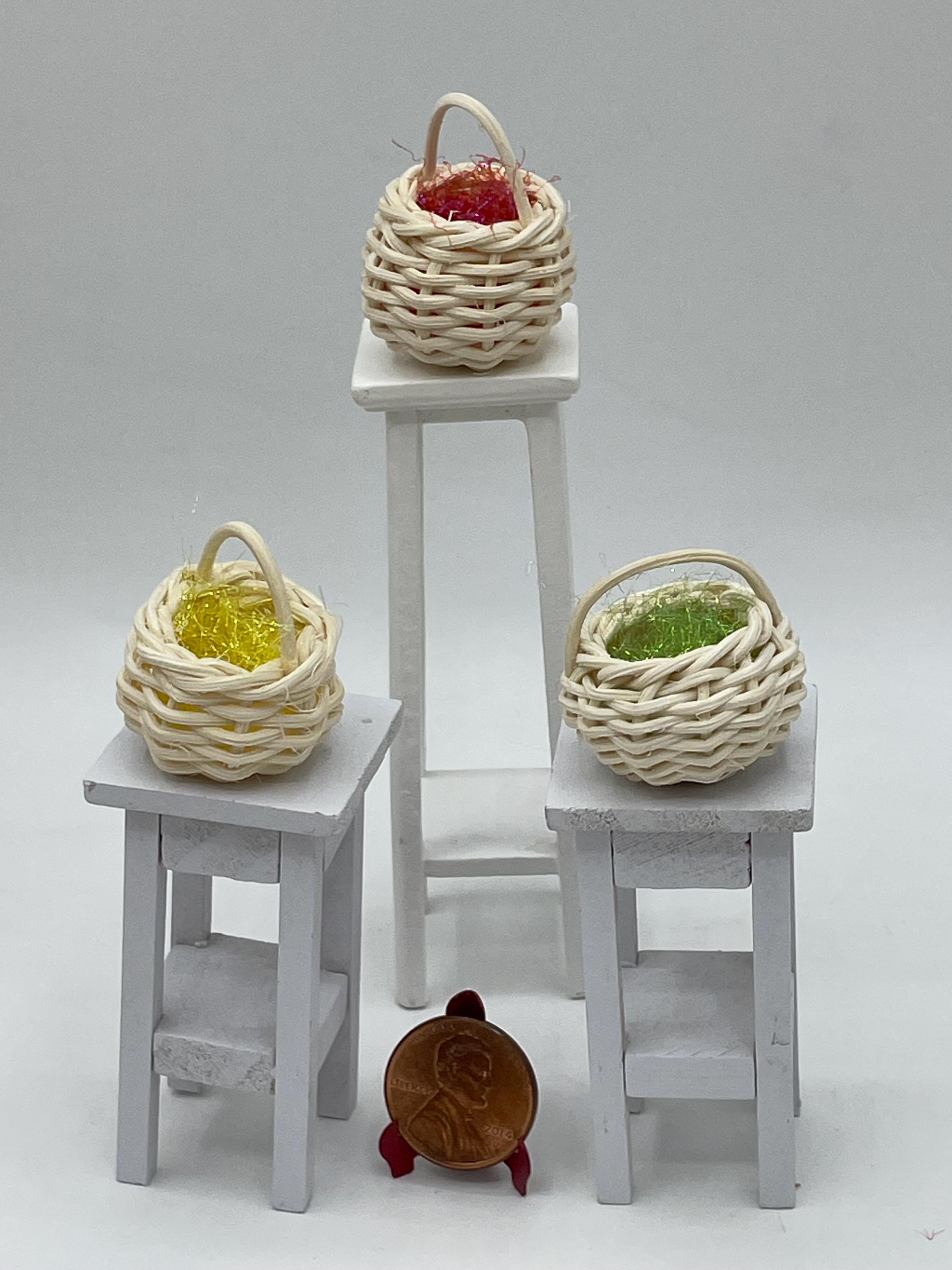 Miniature Easter Baskets~mini Easter Grass~mini Baskets Ready to Be ...