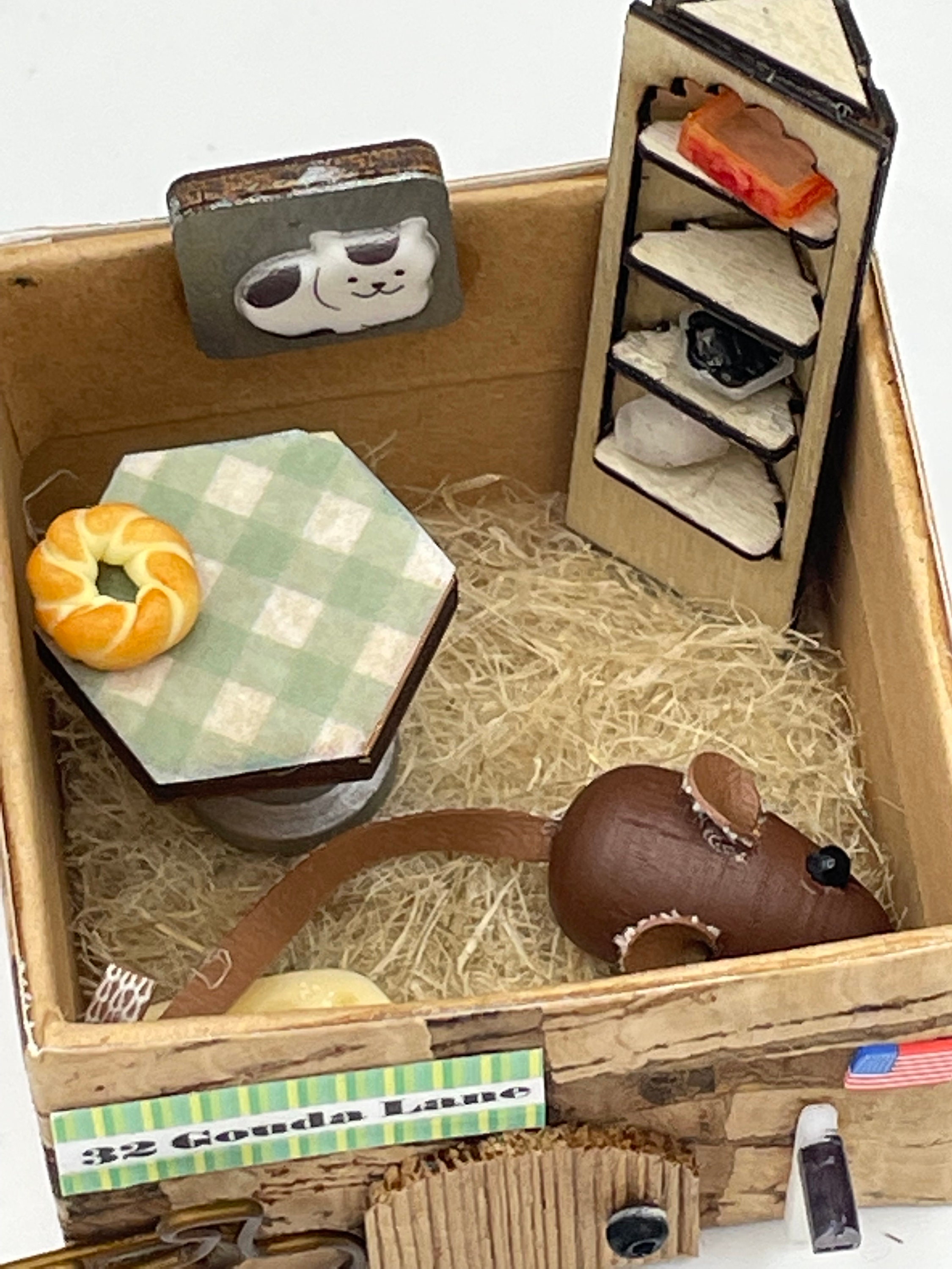 Miniature Mouse House32 Gouda Lanelance Mousestronghis - Etsy