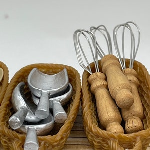 Miniature Baking Tools~nine Mini Baking Tools for Your Mini Kitchen - Etsy