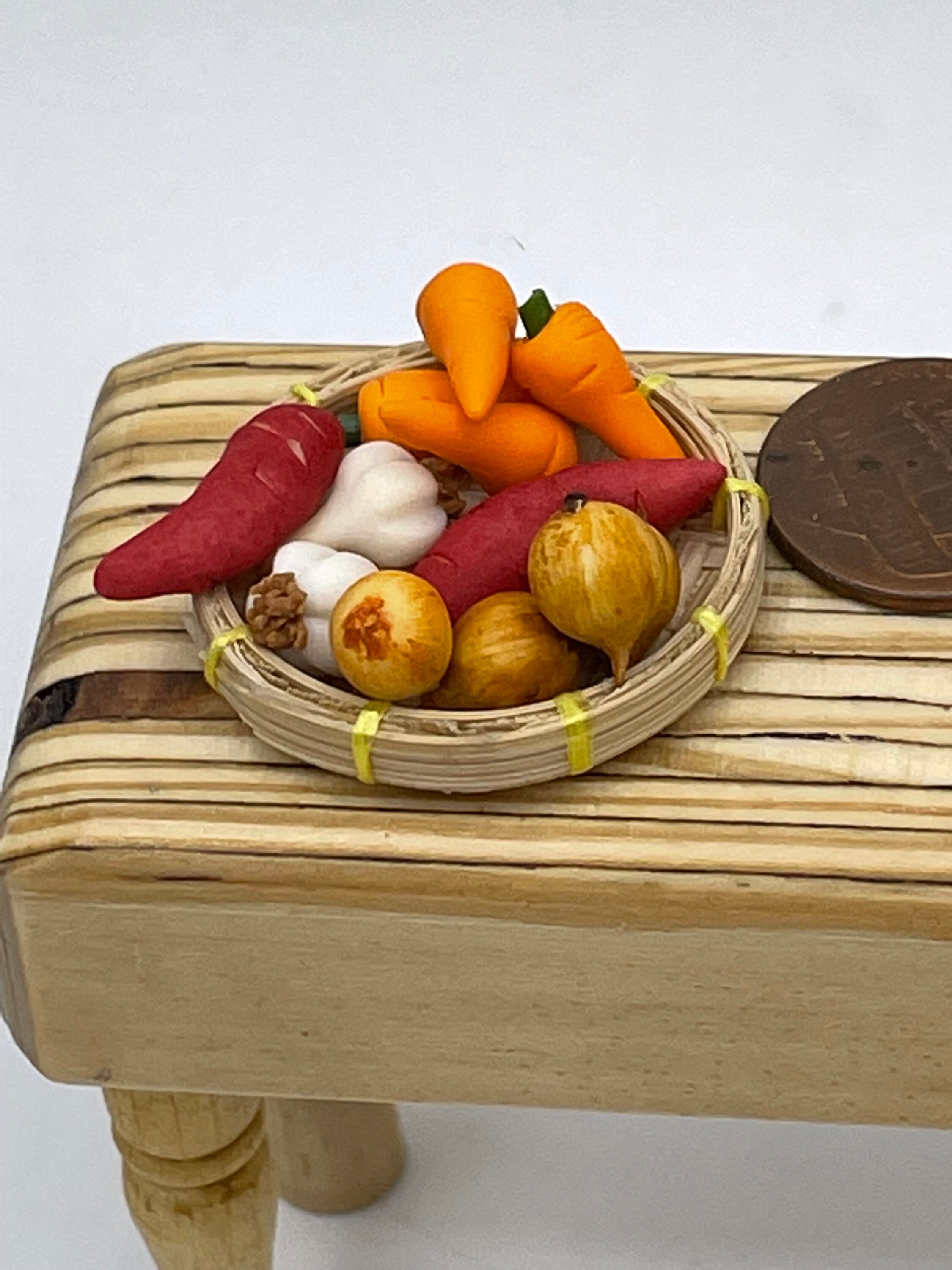 Miniature Root Vegetable Traymini Onions Carrots Garlic | Etsy