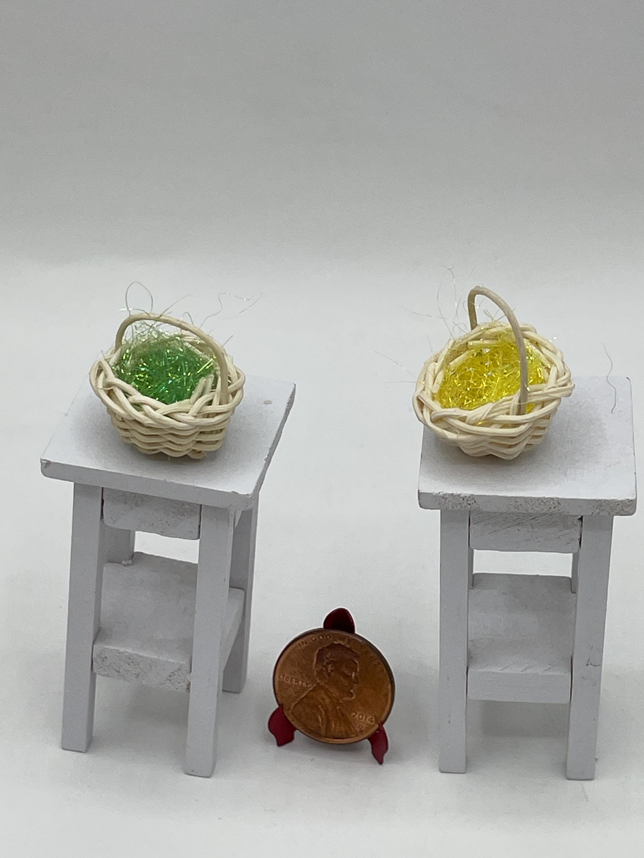 Miniature Easter Baskets~mini Easter Grass~mini Baskets Ready to Be ...