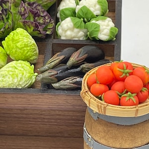 Miniature Produce Stand~mini Farmer's Market~mini Vegetables - Etsy