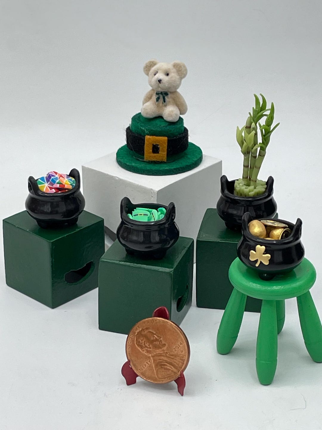 Miniature St. Patrick's Day Lucky Decorations - Etsy