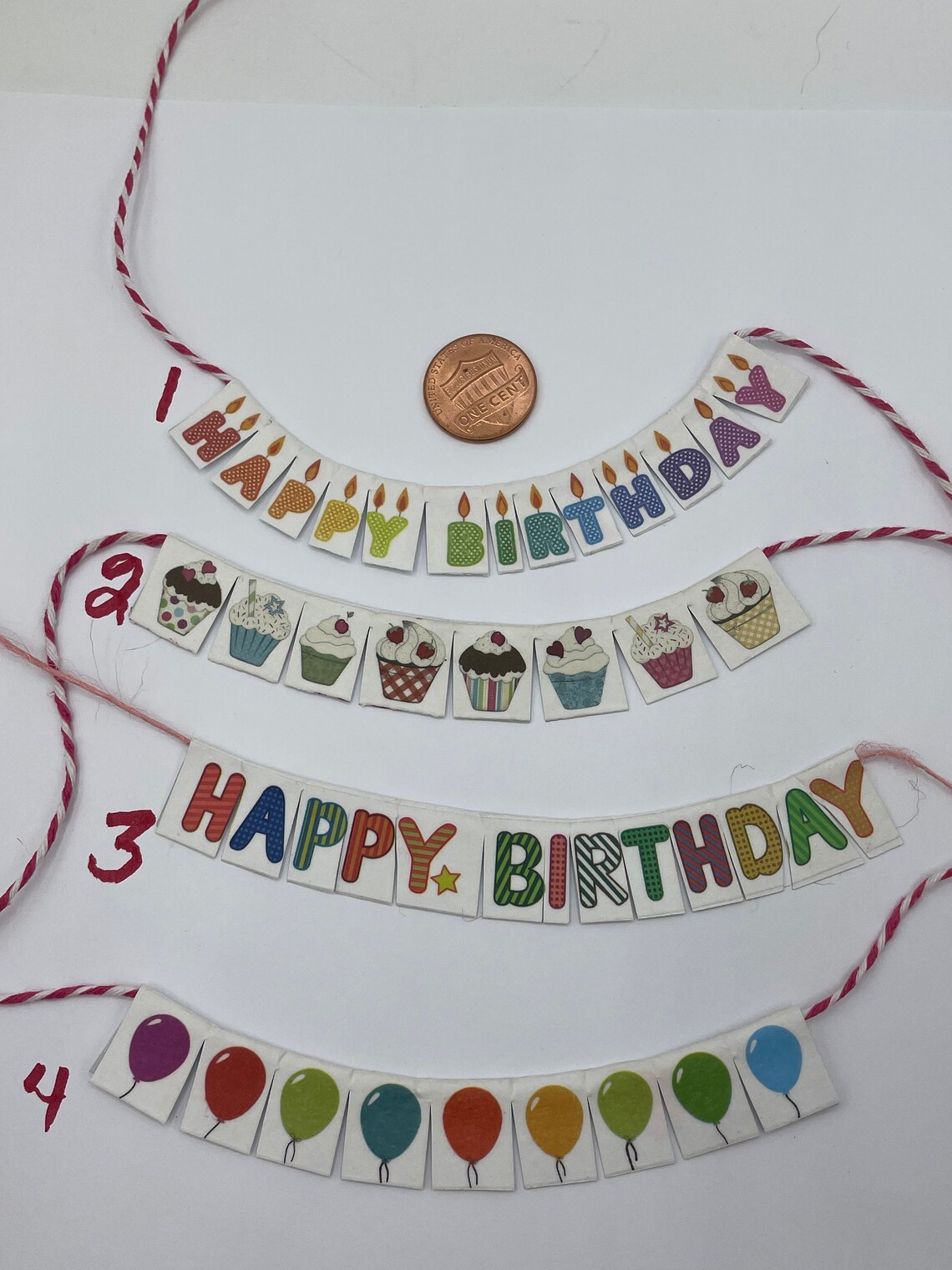 Miniature Birthday Banners - Etsy
