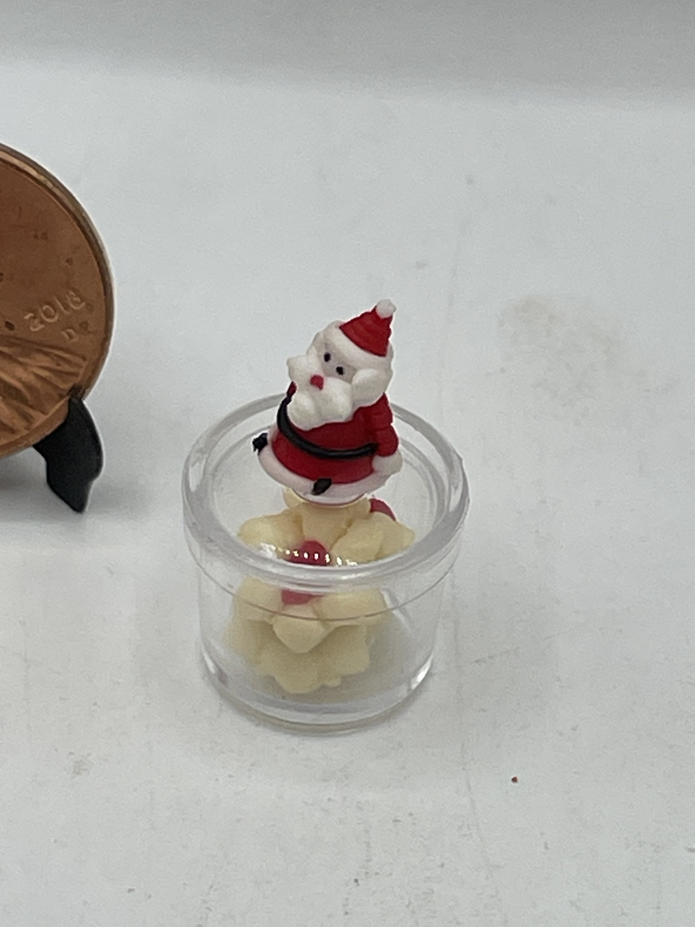 Miniature Decorating With the Tiniest Santas~mini Cookie Jars, Candy ...