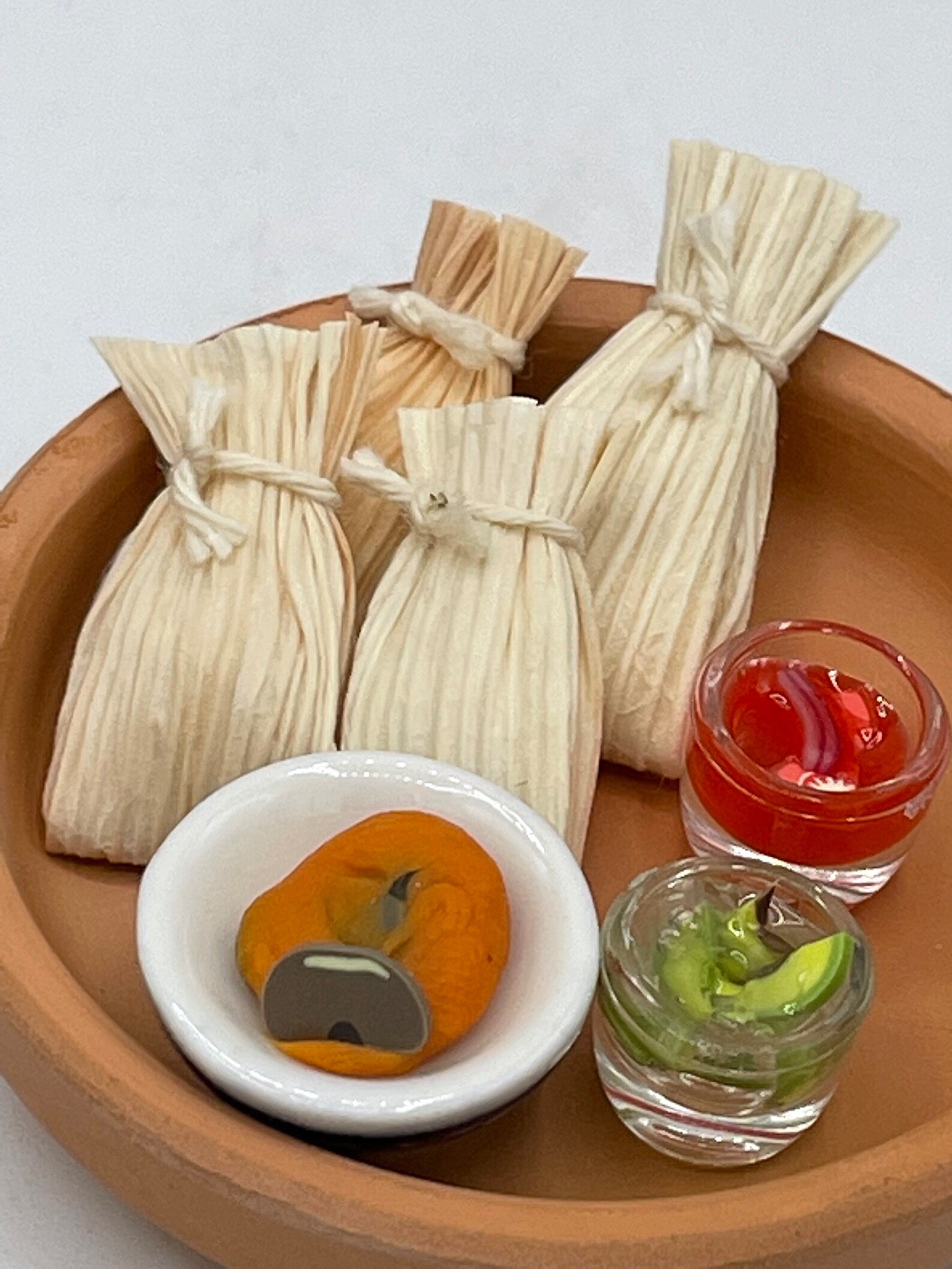 Miniature Tamale Dinner for Two~build a Tamale Party for Two~mini ...