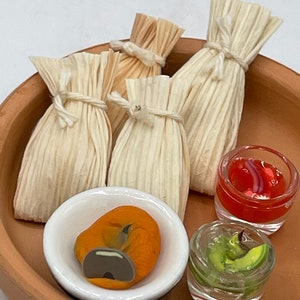 Miniature Tamale Dinner for Two~build a Tamale Party for Two~mini ...