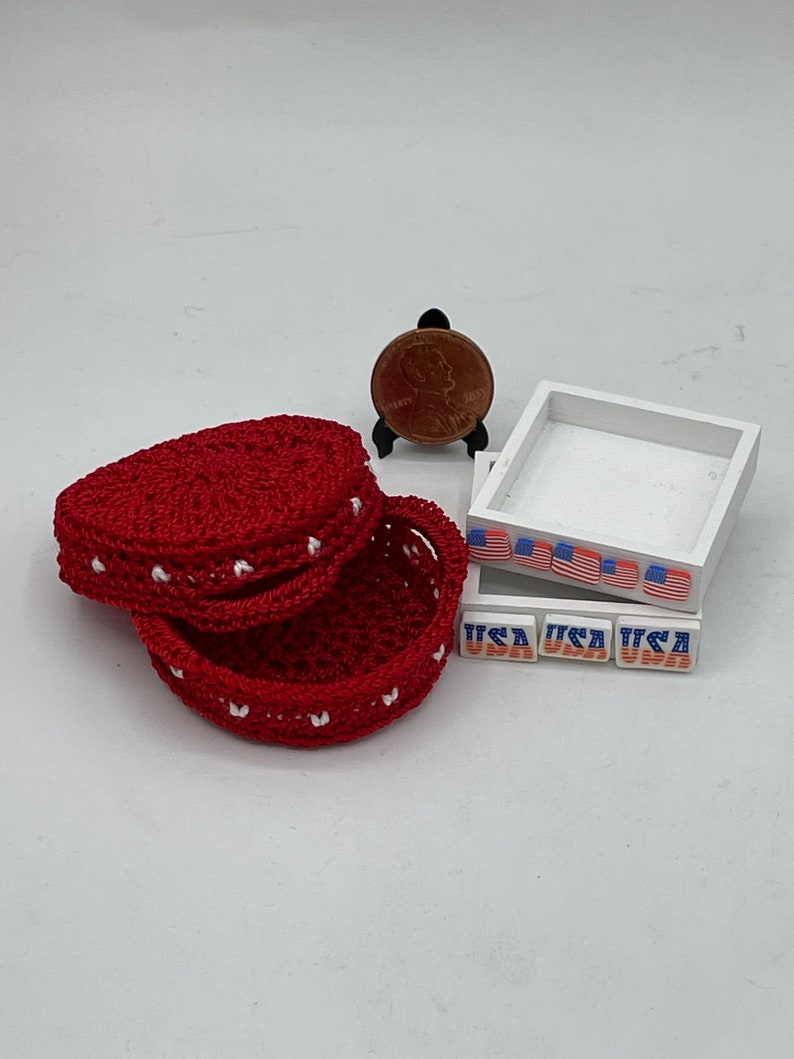 Miniature 4th of July Gift Shop~mini Decorations~mini Porcelain~mini ...