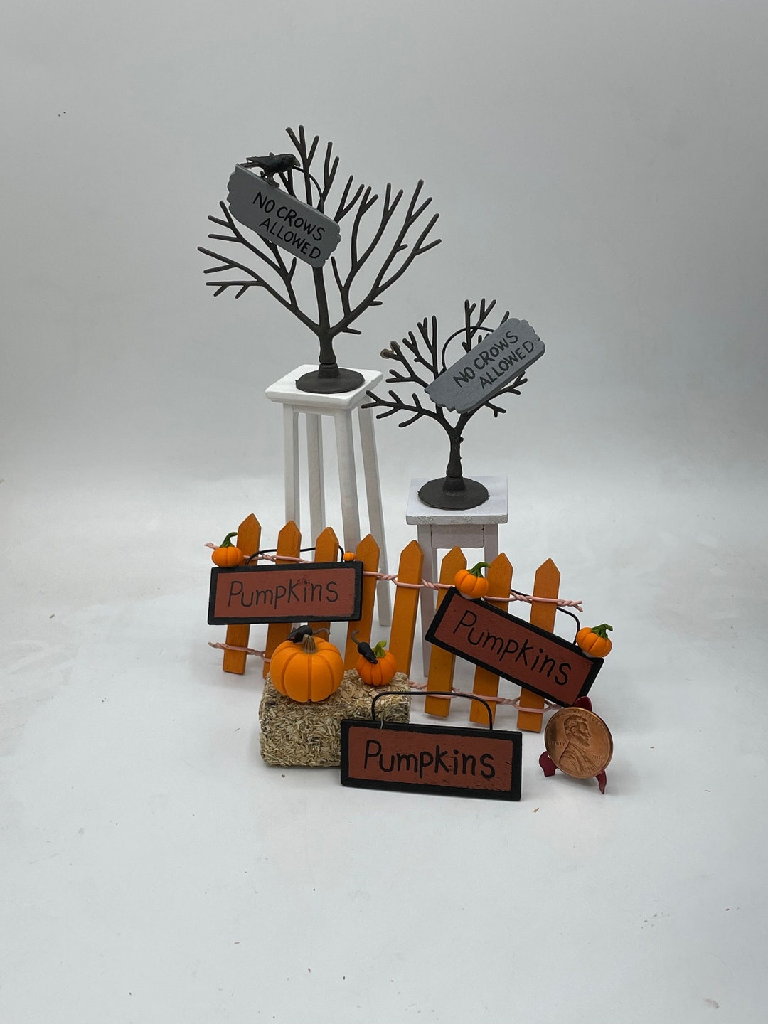 Miniature Halloween Signs - Etsy