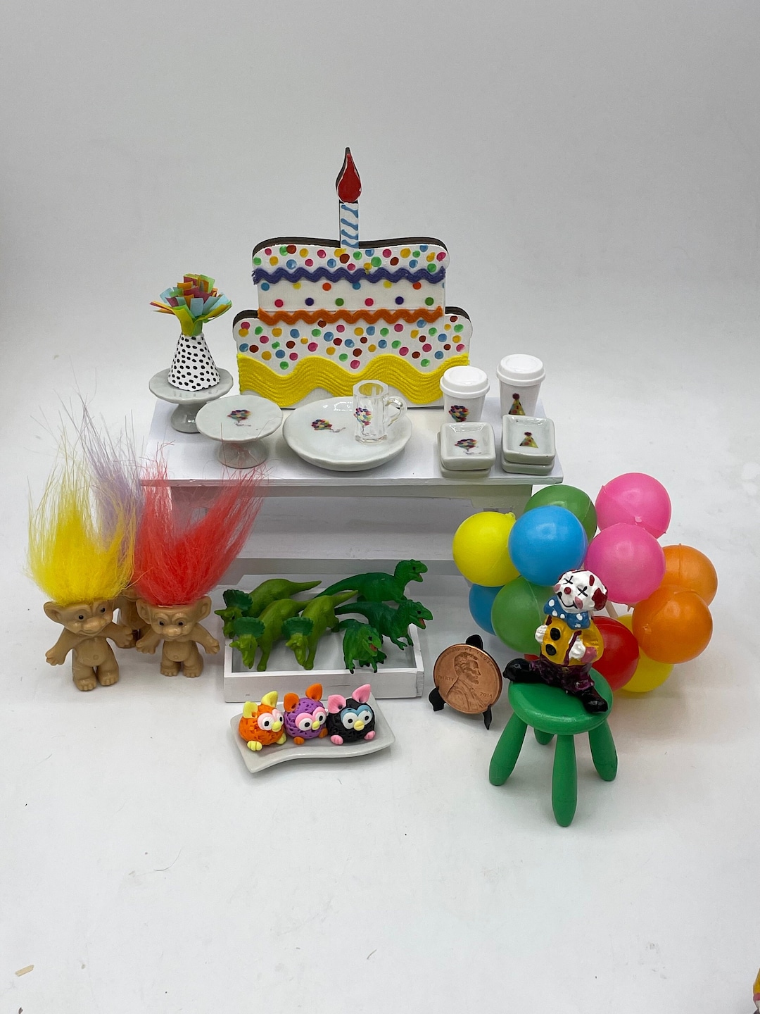 Miniature Birthday Party Shop~mini Party Plates~mini Party Favors~mini ...