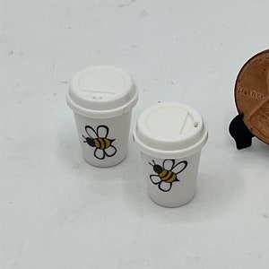 Miniature Beehive Bookshelf~mini Bookshelf and Table~mini Bee Mugs and ...