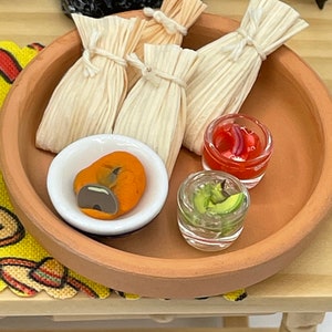 Miniature Tamale Dinner for Two~build a Tamale Party for Two~mini ...