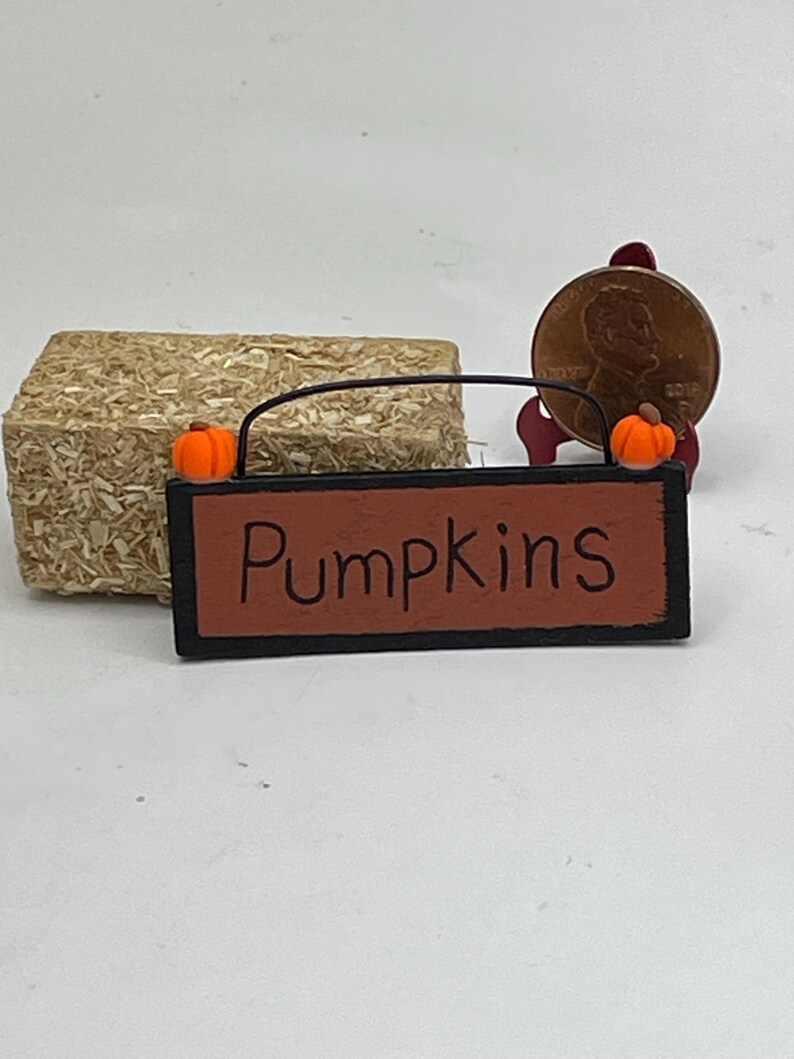 Miniature Halloween Signs - Etsy