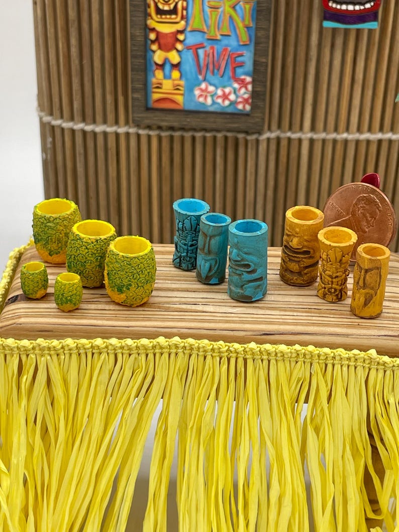 Miniature Tiki Bar - Etsy