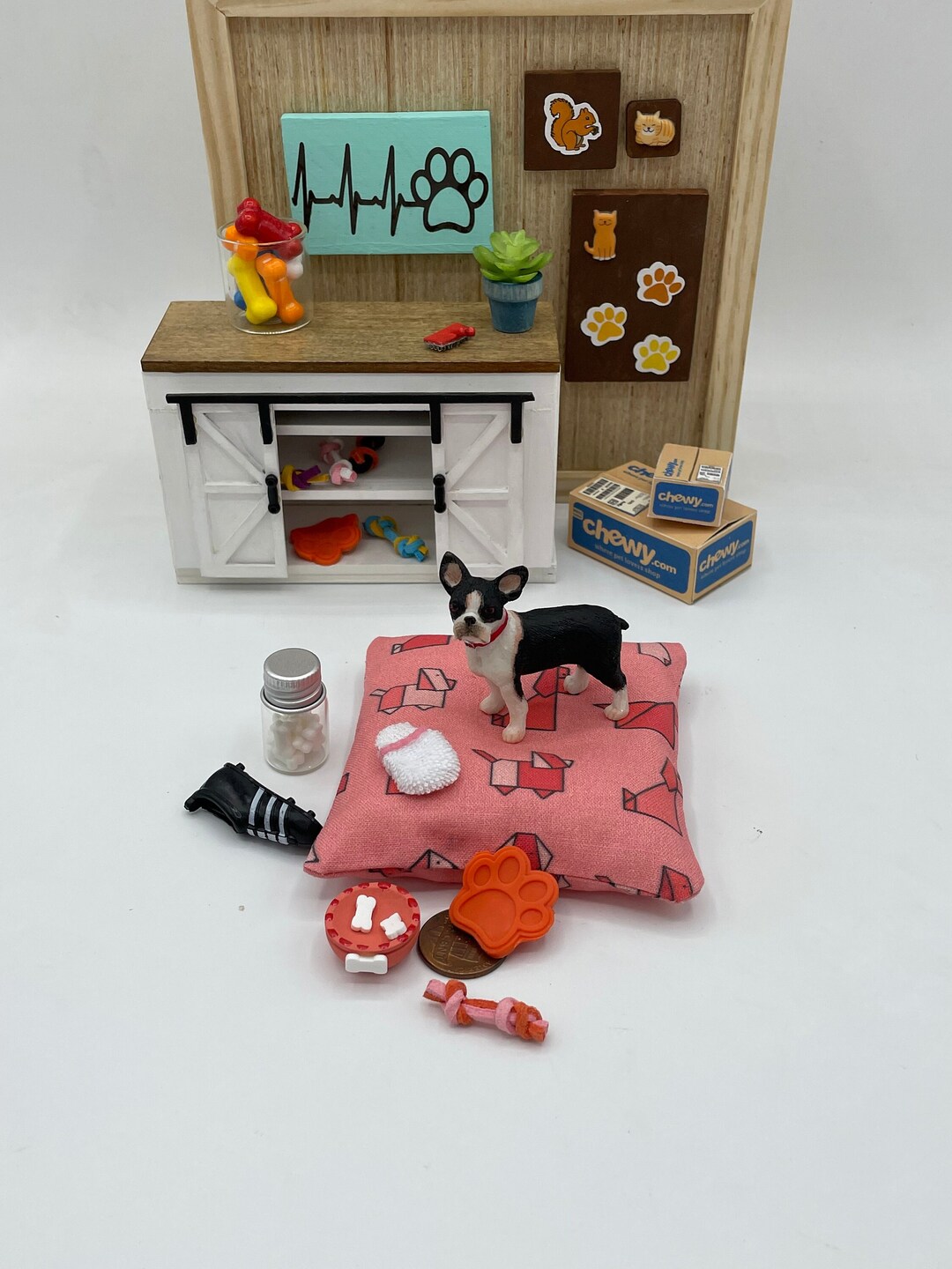 Miniature Dog Bed~muddy Paws Mini Dog Collection~mini Dog Toys~mini Dog ...