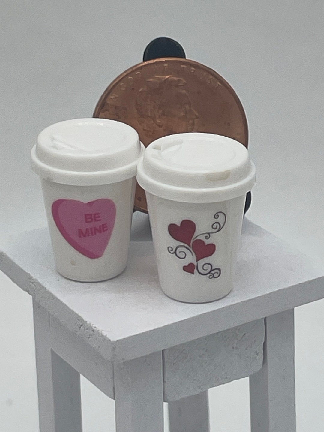 Miniature Take Out Cups~mini Valentine Cups - Etsy