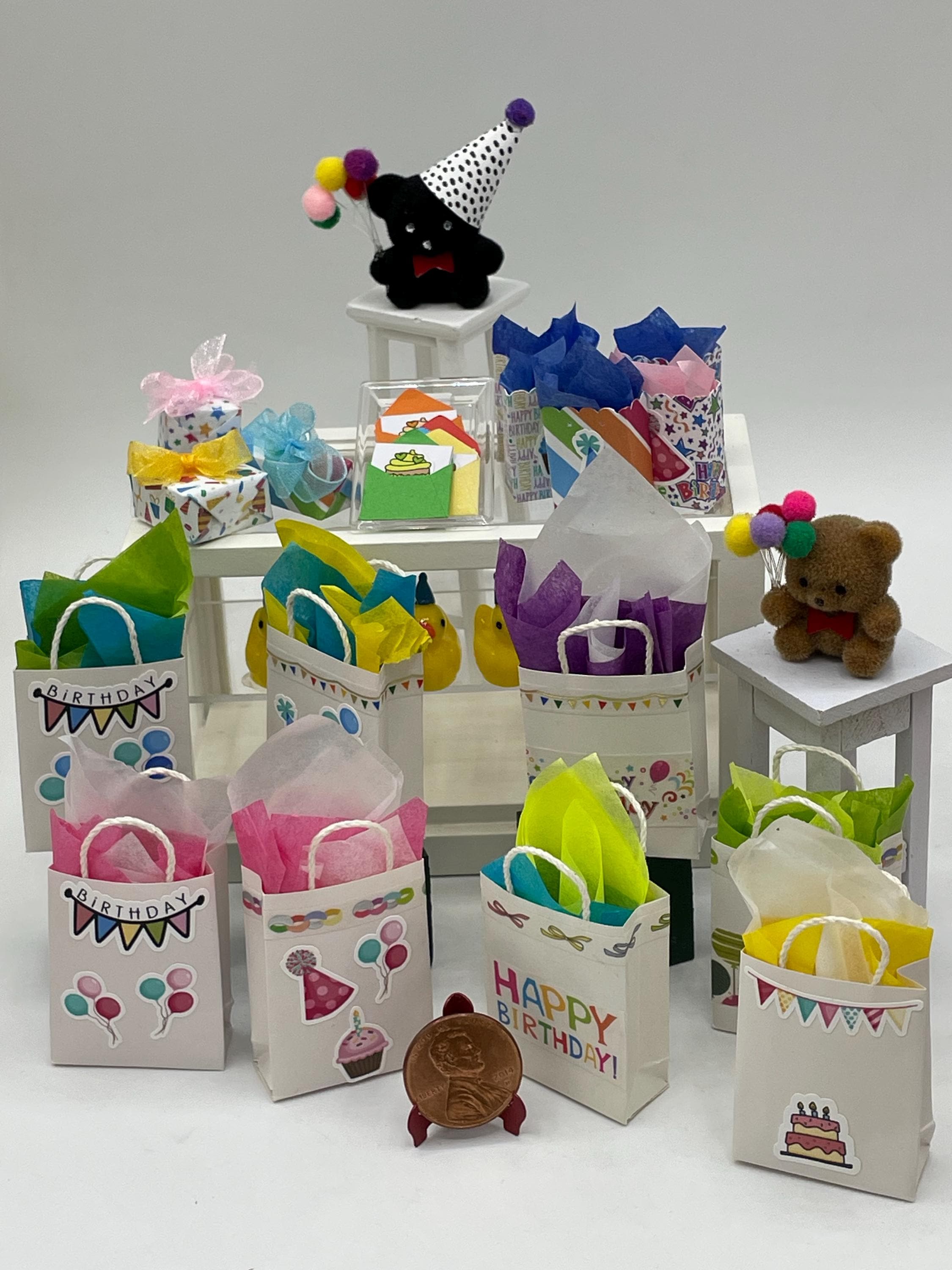 Miniature Happy Birthday Giftwrap Shop~mini Birthday Cards~mini Gifts ...