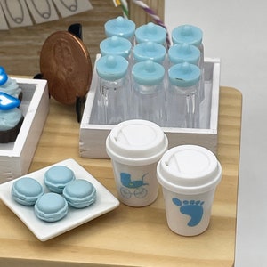 Miniature Baby Boy Shop~mini Baby Shower Shop~mini Gender Reveal Shop ...