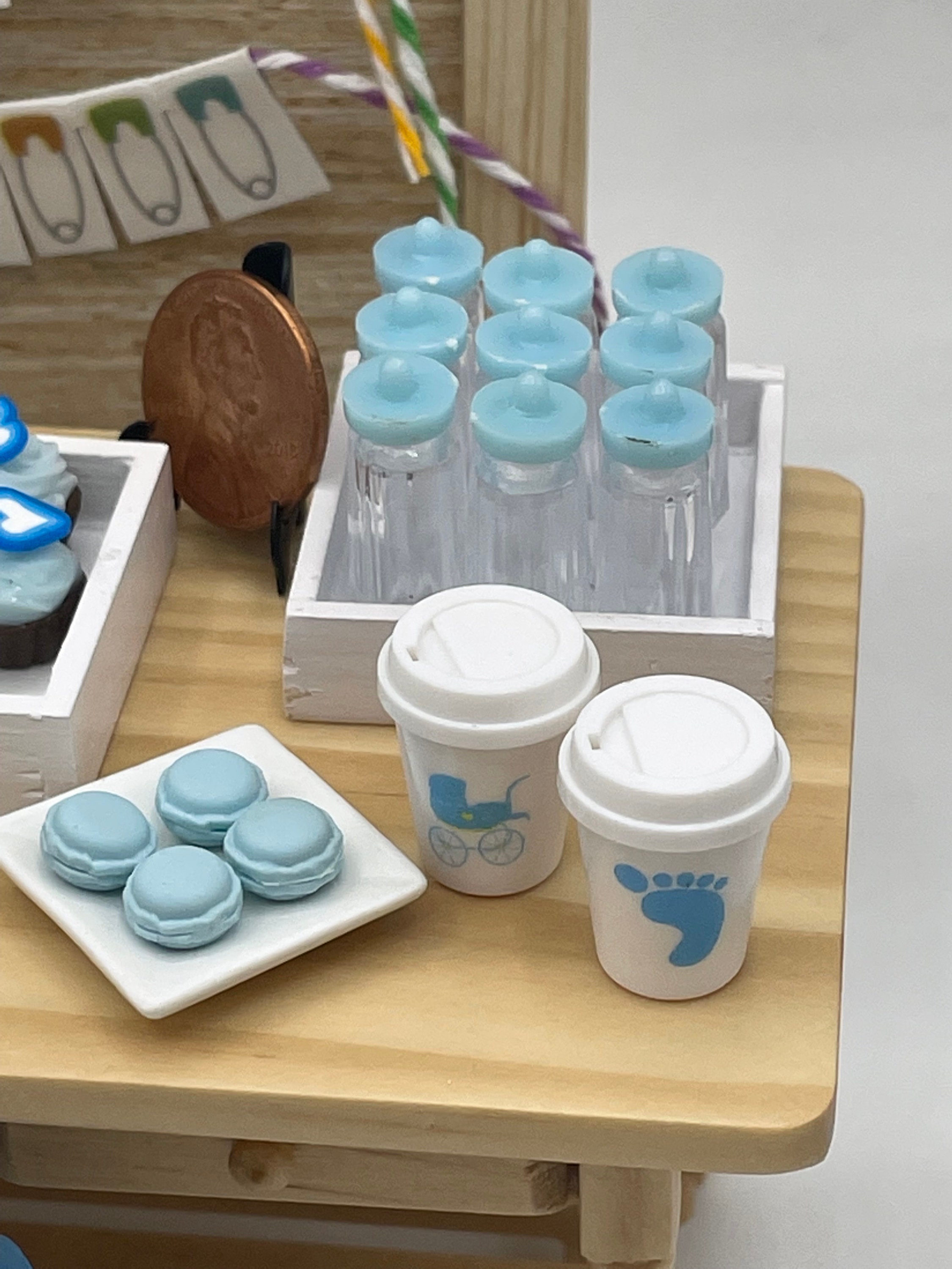 Miniature Baby Boy Shop~mini Baby Shower Shop~mini Gender Reveal Shop ...