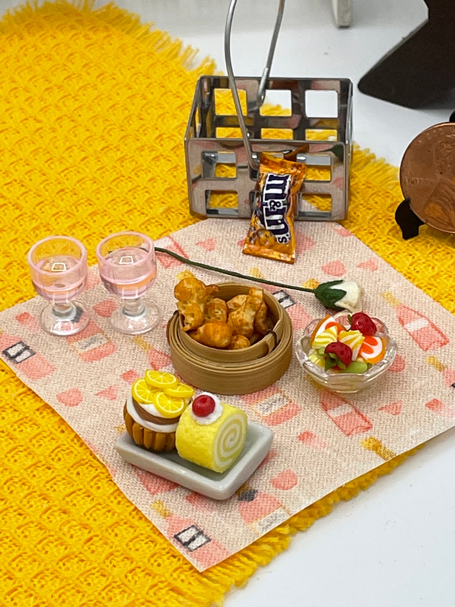 Miniature Picnic in the Park~mini Build a Picnic Basket~mini Sushi~mini ...