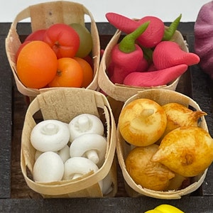 Miniature Produce Stand~mini Farmer's Market~mini Vegetables - Etsy