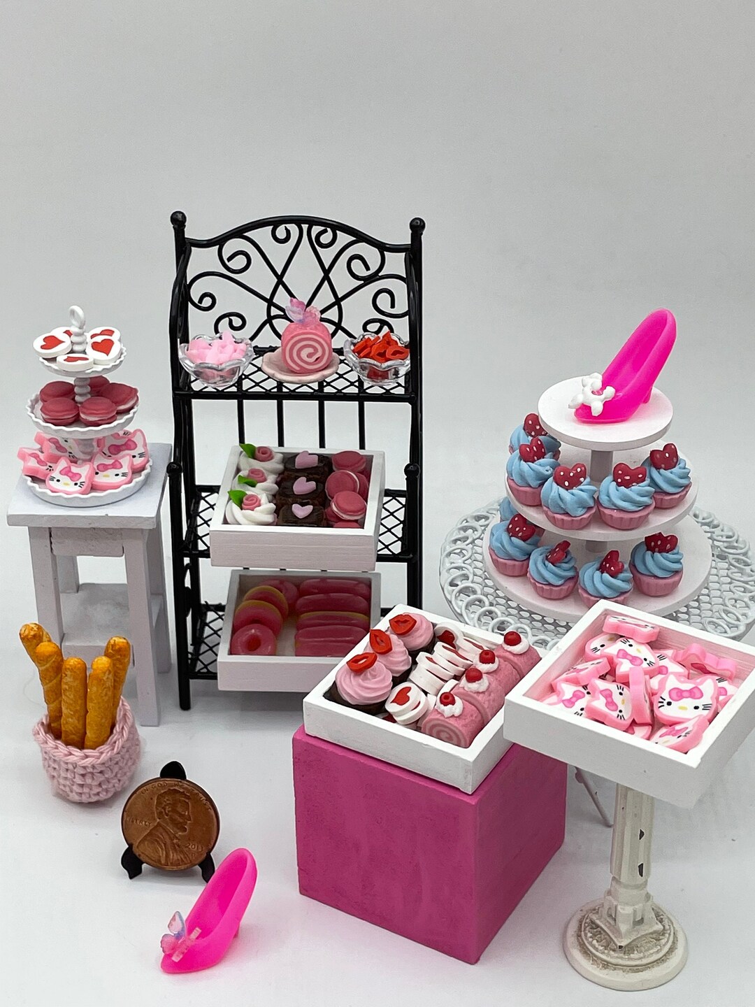 Miniature Malibu Dreamworld PINK Sweet Shop - Etsy