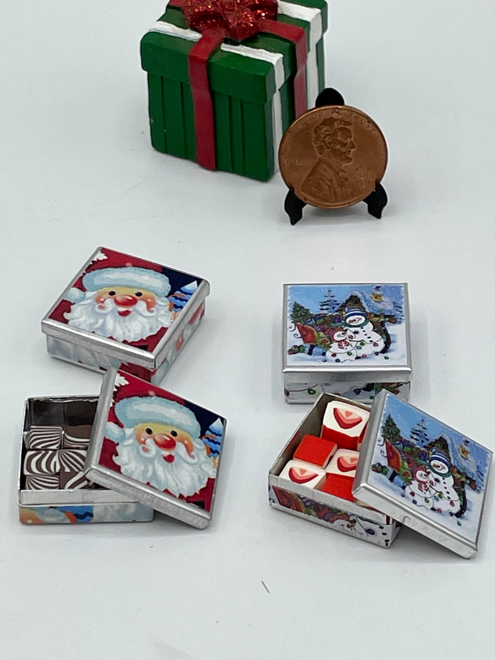 Miniature Christmas Candy Shopcandy Jars and Bowlscandy - Etsy