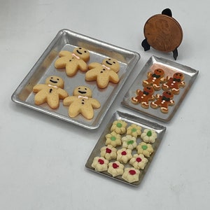 Miniature Christmas Cookie Baking~mini Betty Crocker's Cookie Book~mini ...