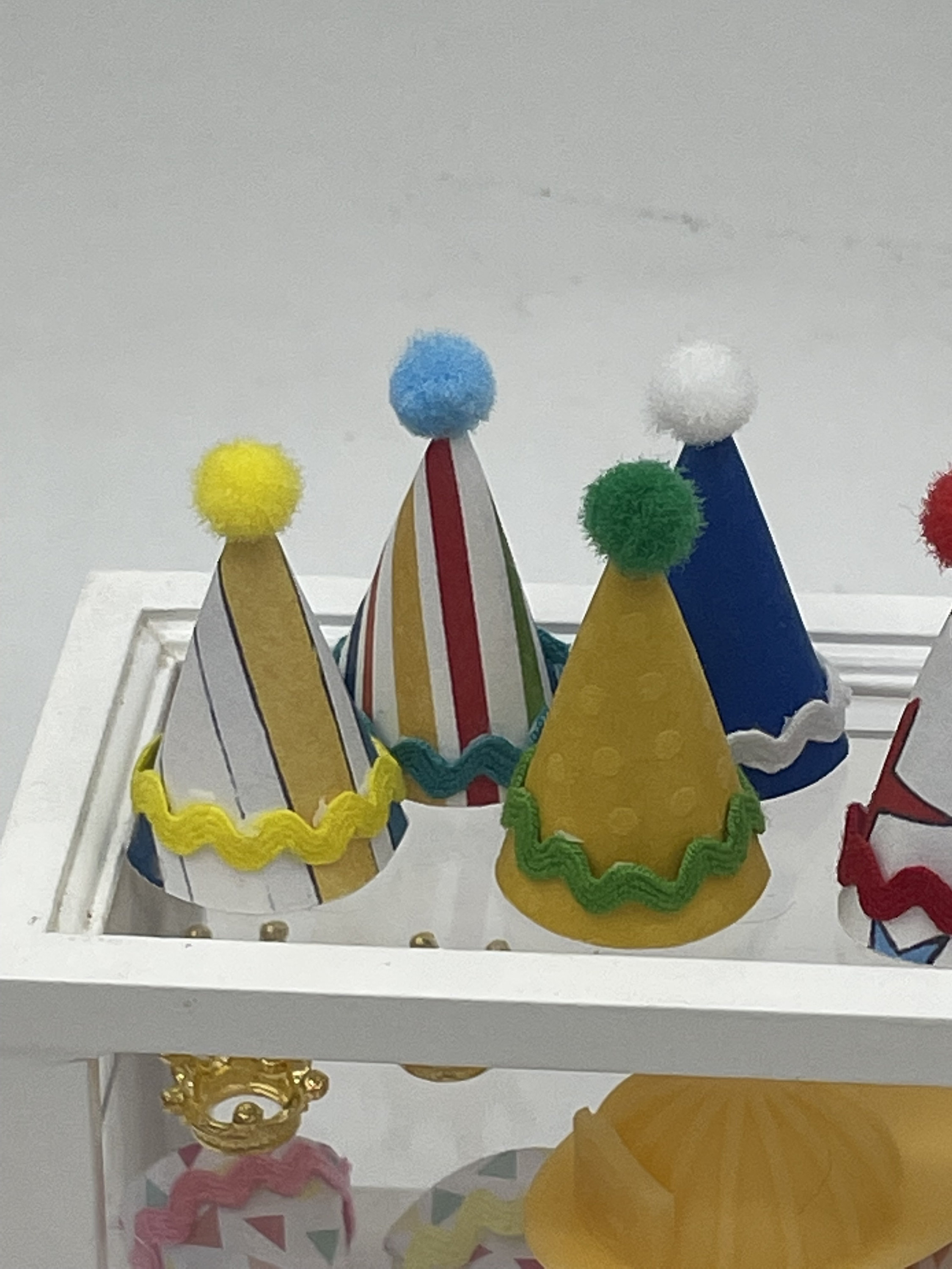 Miniature Happy Birthday Shopmini Party Hatsparty Hats in 12 - Etsy