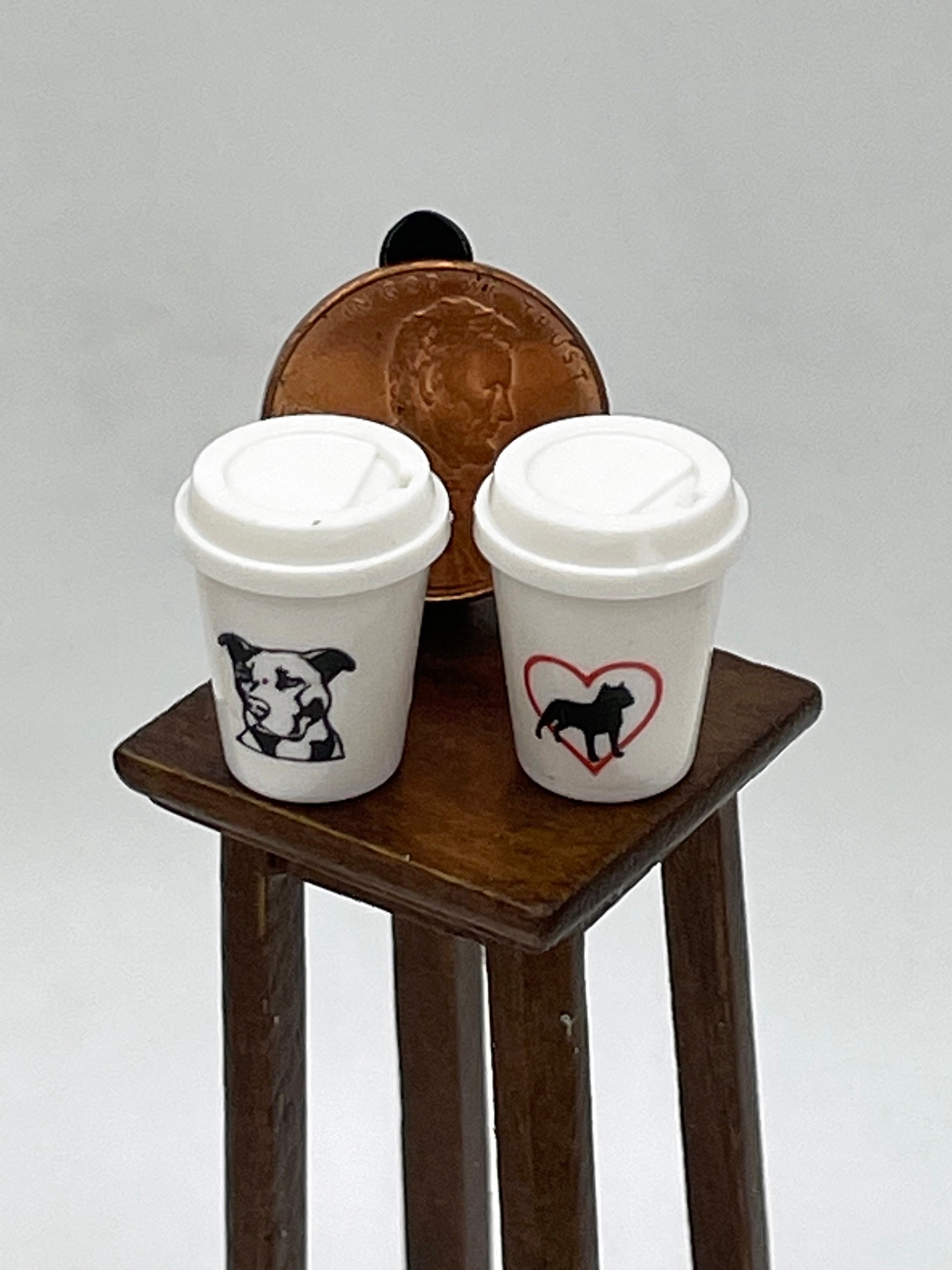 Miniature Take Out Cupsmini Pit Bull Cups - Etsy
