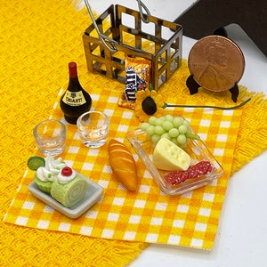 Miniature Picnic in the Park~mini Build a Picnic Basket~mini Sushi~mini ...