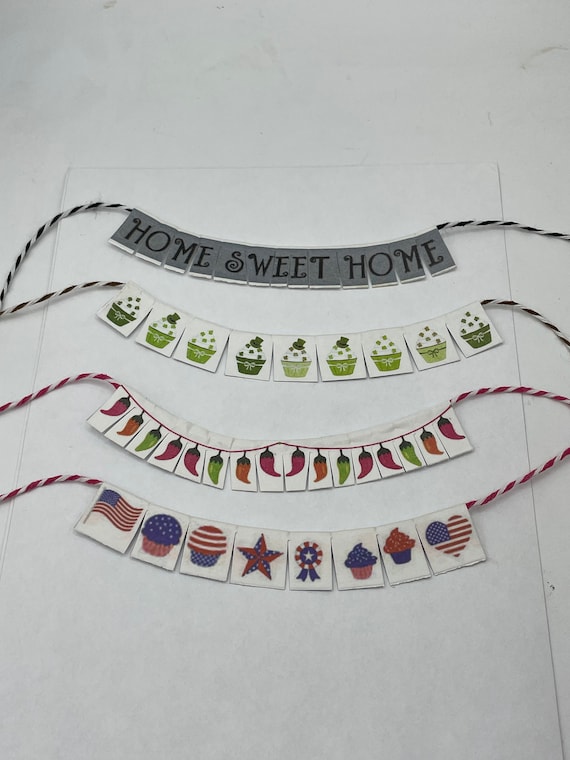 Miniature Bannersmini House Warming Bannermini St. | Etsy