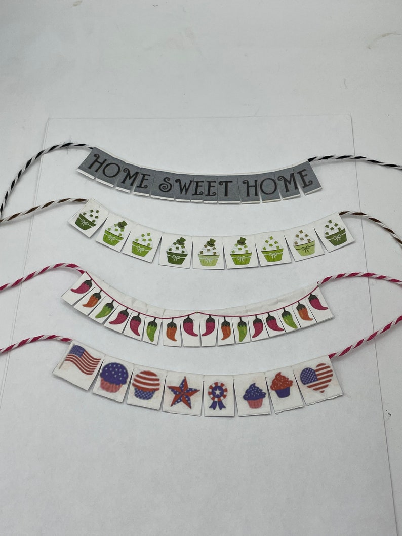 Miniature Banners~mini House Warming Banner~mini St. Patrick's Day ...