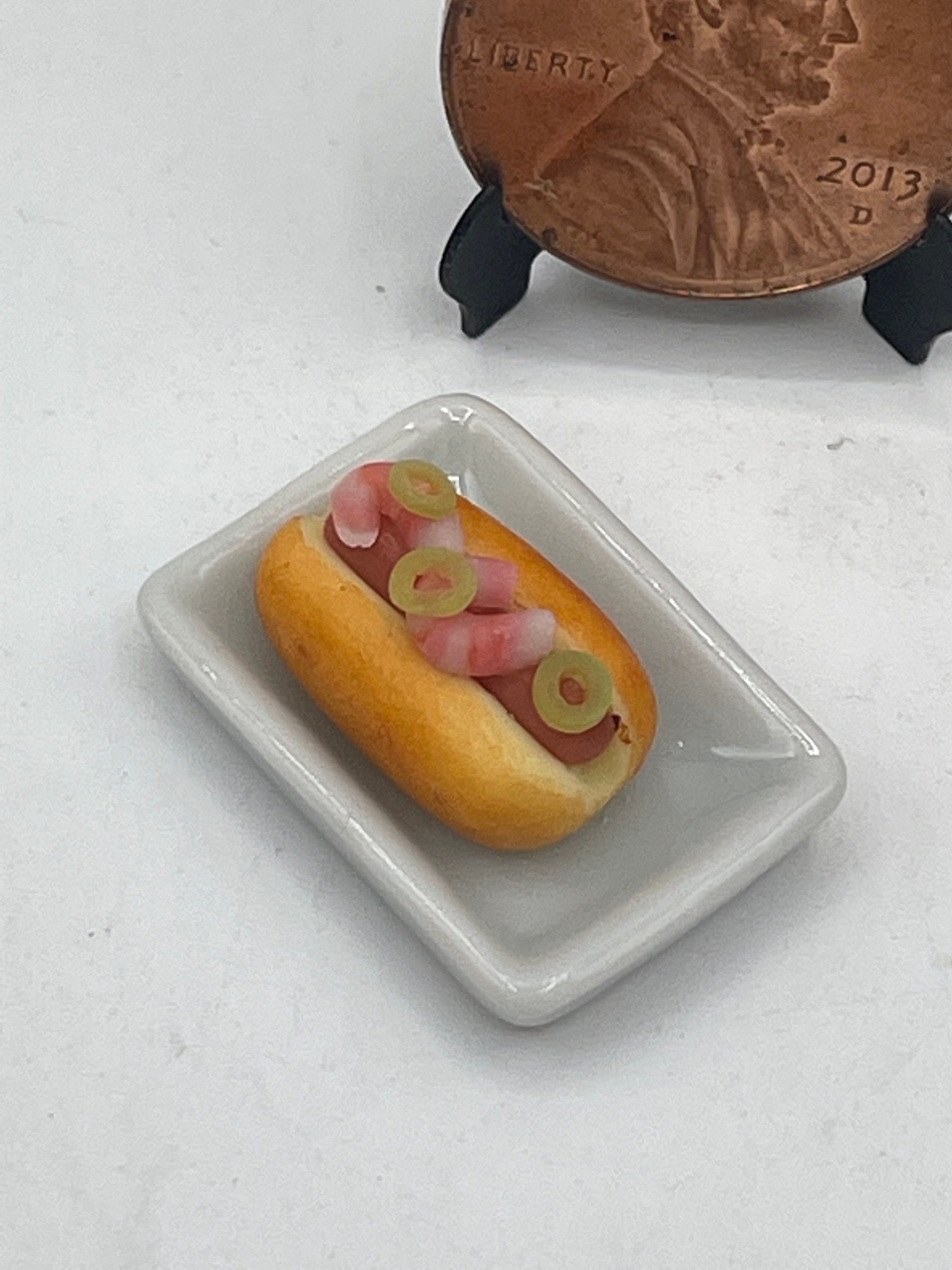 Miniature Gourmet Hot Dogs~mini Hot Dog Platter and Cola - Etsy