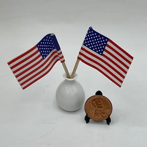 Miniature 4th of July Gift Shop~mini Decorations~mini Porcelain~mini ...