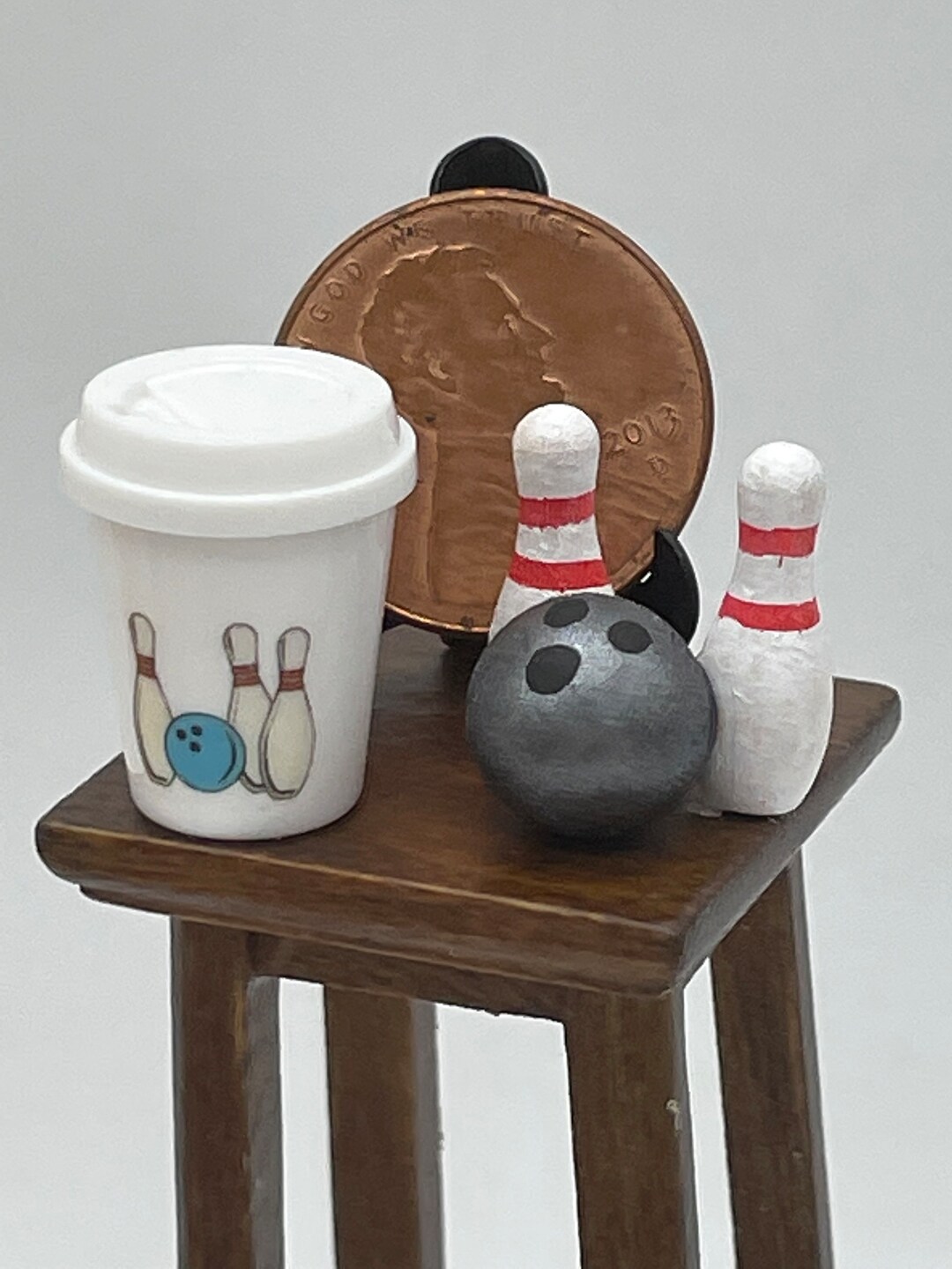 Miniature Take Out Cup~mini Bowling Take Out Cup~mini Bowling Pins and ...