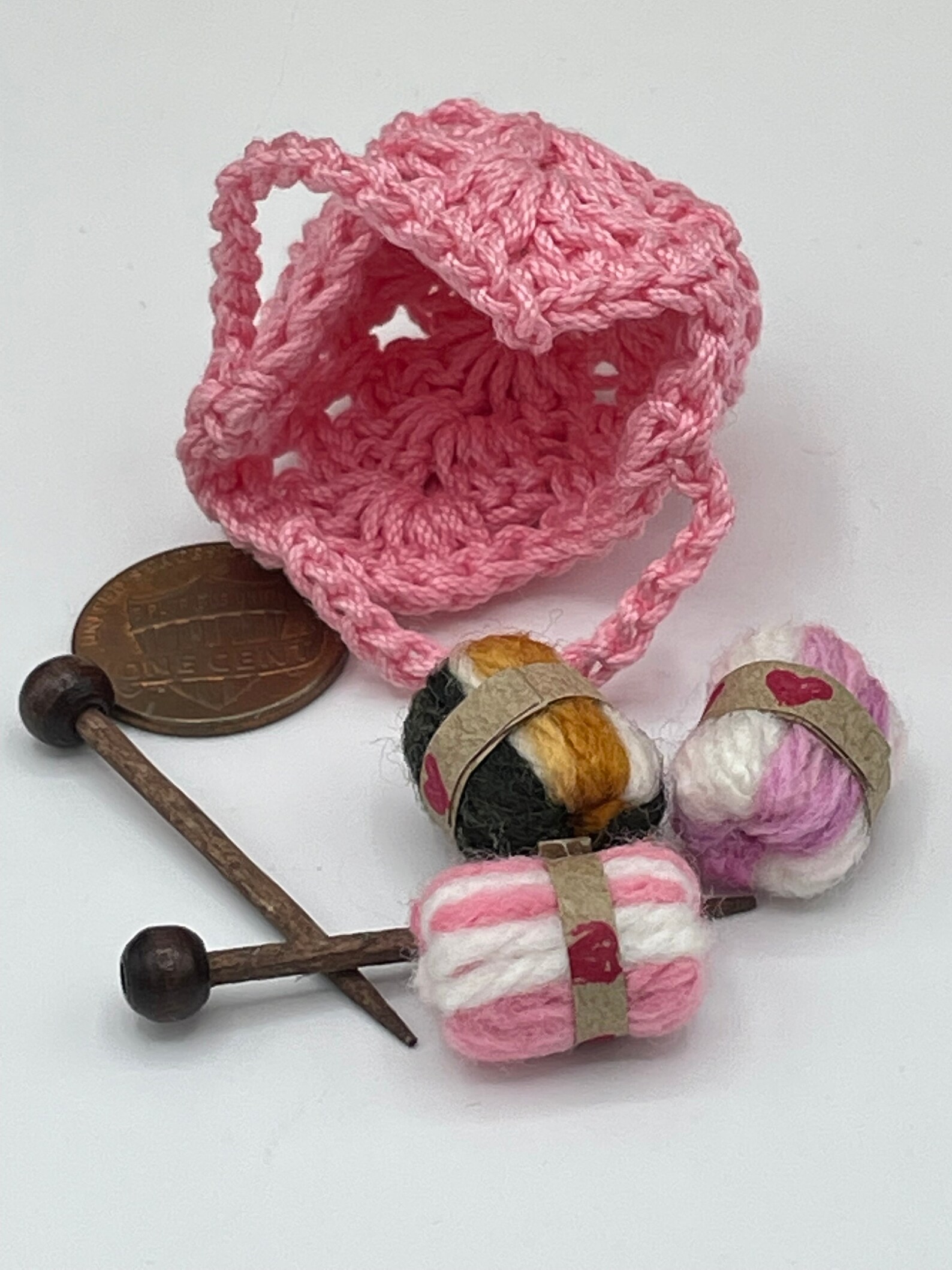 Knitting Nook Cozy Corner~mini Knitting Corner~mini Knitting Supplies ...