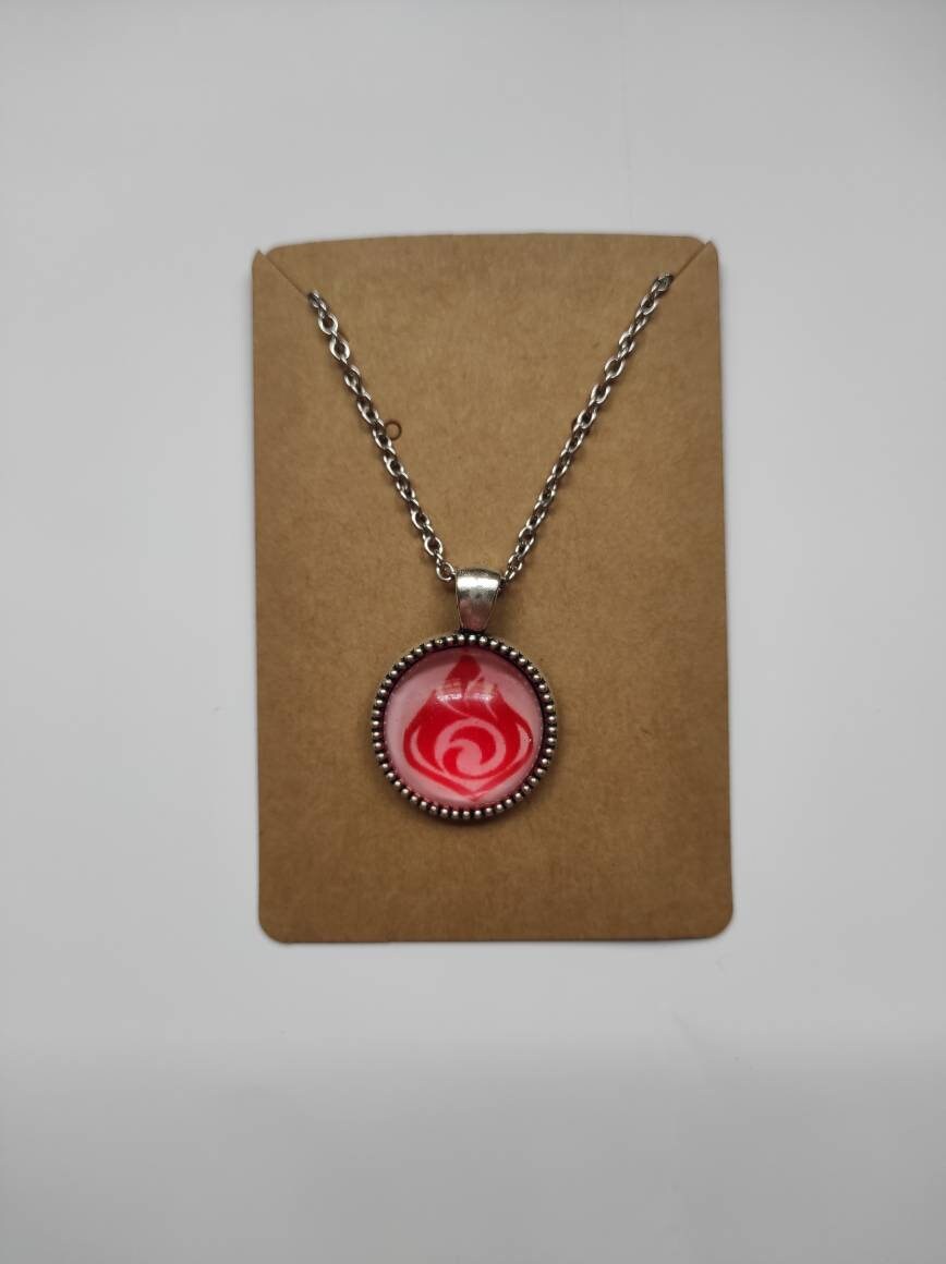 Elemental Pendants Genshin Impact Pendants Video Game - Etsy
