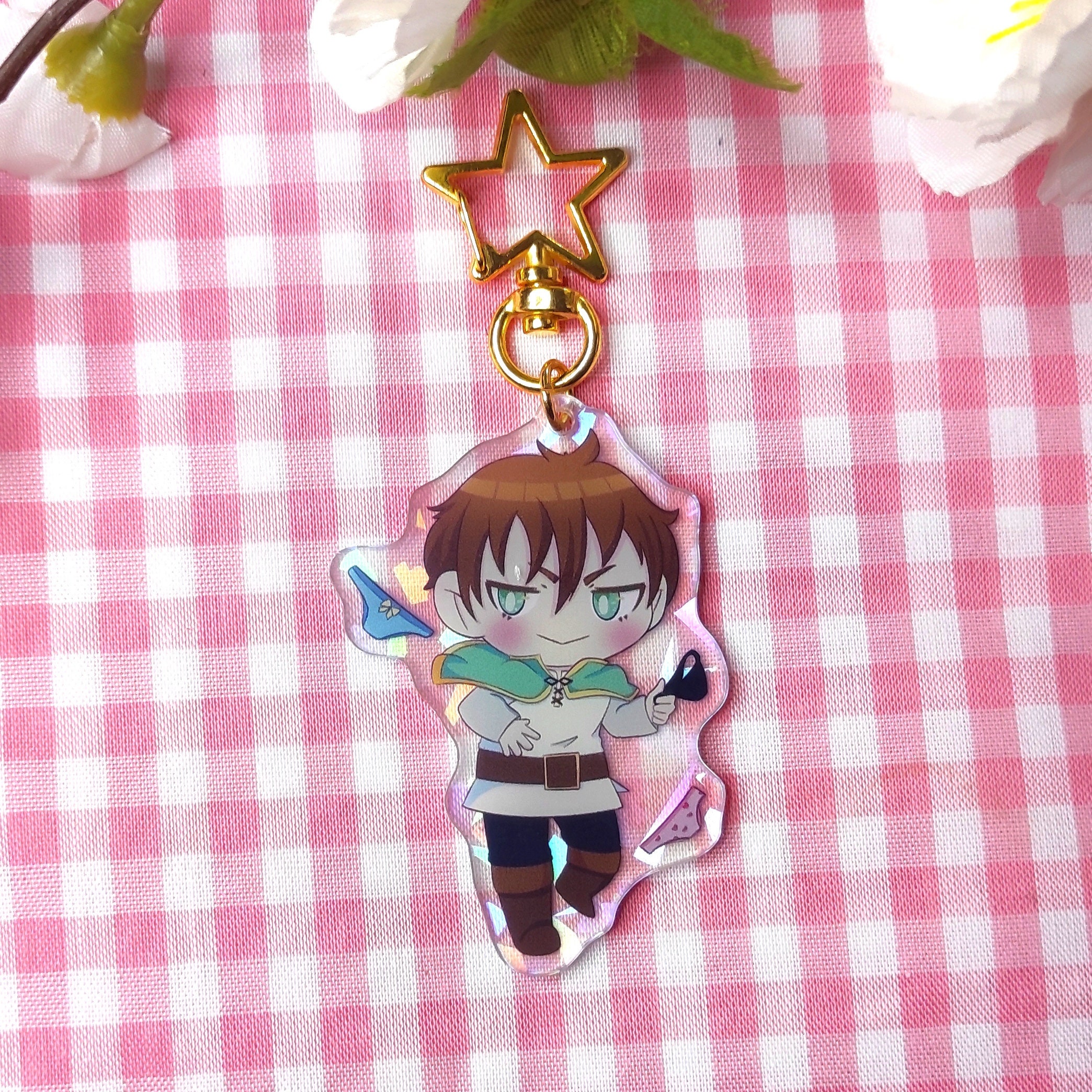 ANIME KONOSUBA KEYCHAIN / Kazuma Konosuba Keychain / Konosuba Keychain ...