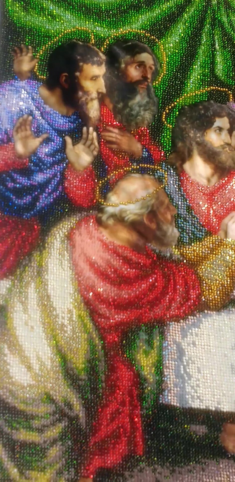 The Last Supper Beaded Wall Art Masterpiece Home Décor Large - Etsy UK