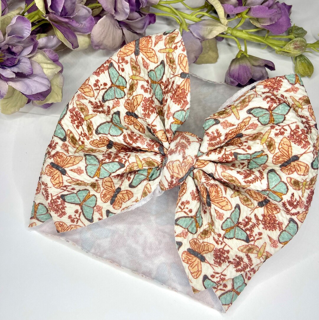Spring Butterflies Head Wrap - Etsy